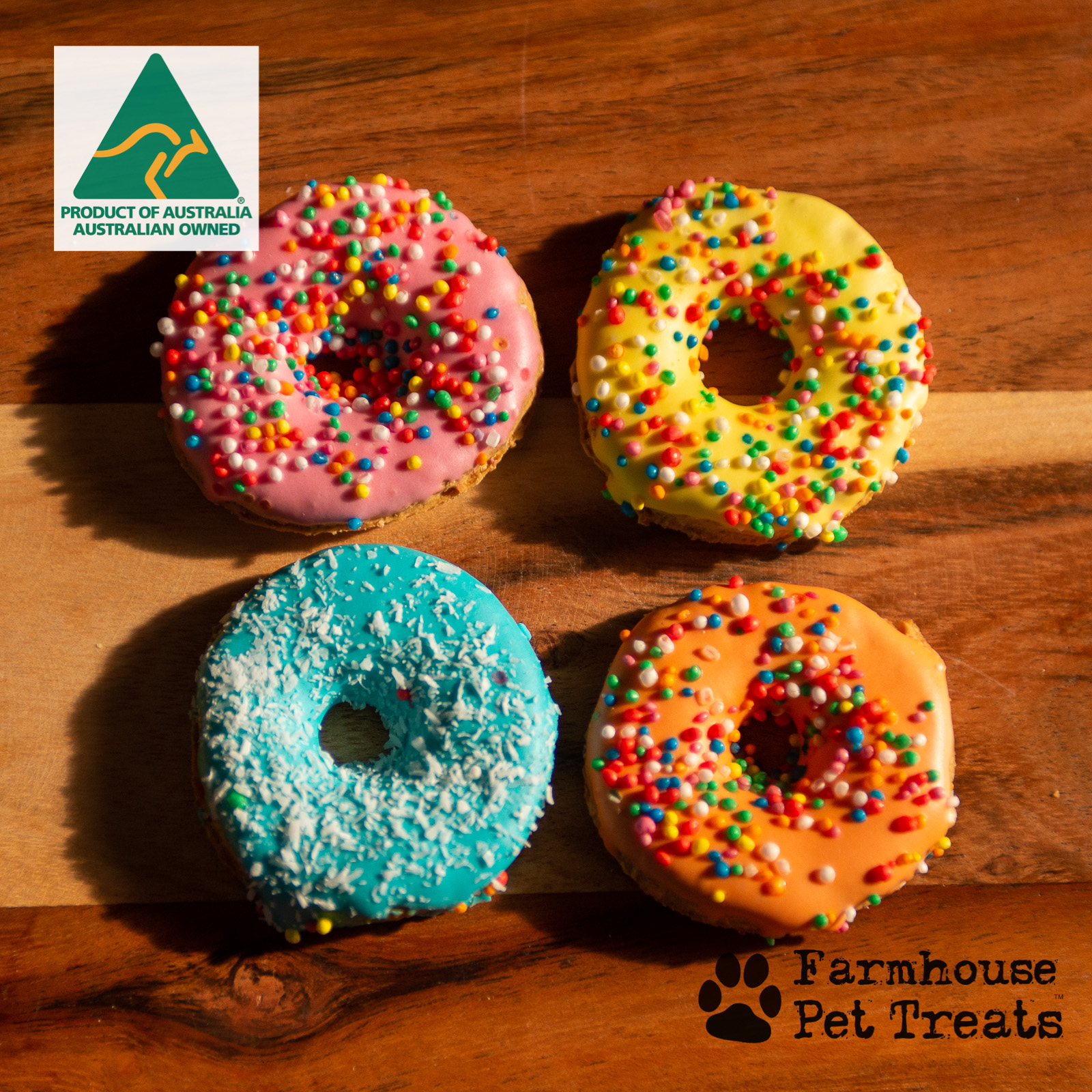 Donuts - small - Farmhouse Pet Treats | All Natural Australian Made Pet ...