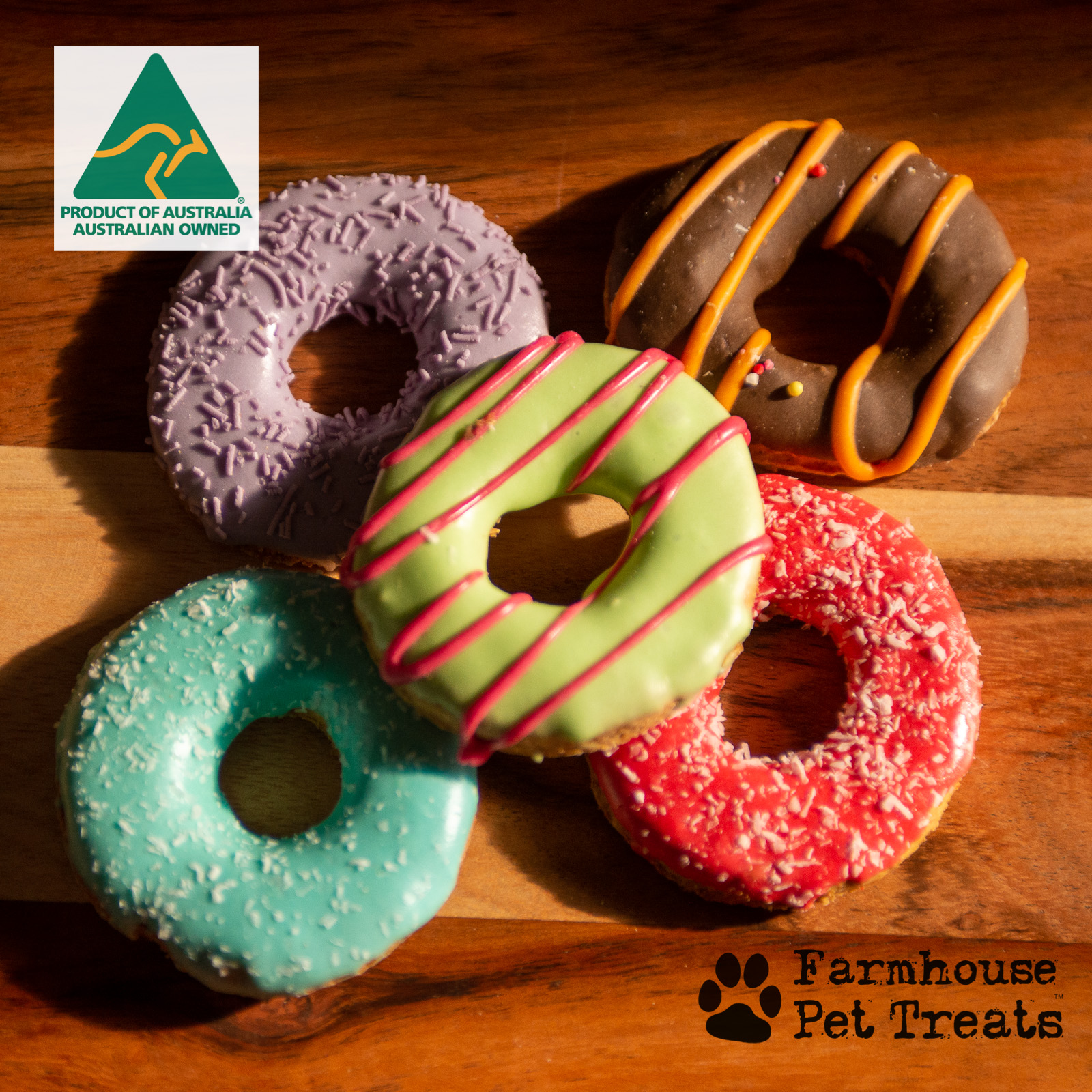 Donuts - large - Farmhouse Pet Treats | All Natural Australian Made Pet ...